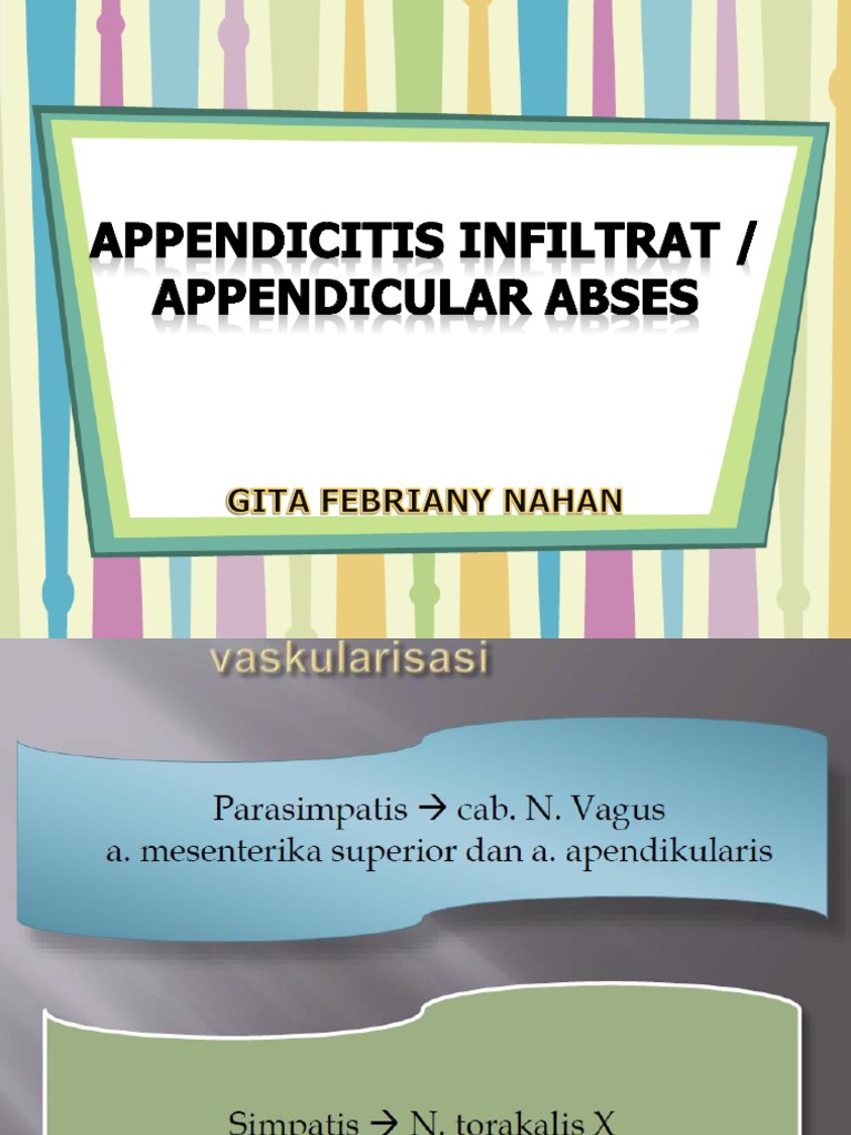 Appendicitis Infiltrat | PDF