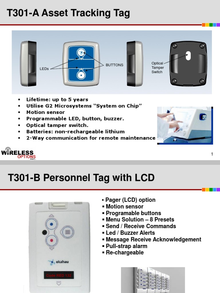 Ekahau Tags | PDF | Electronics | Computing