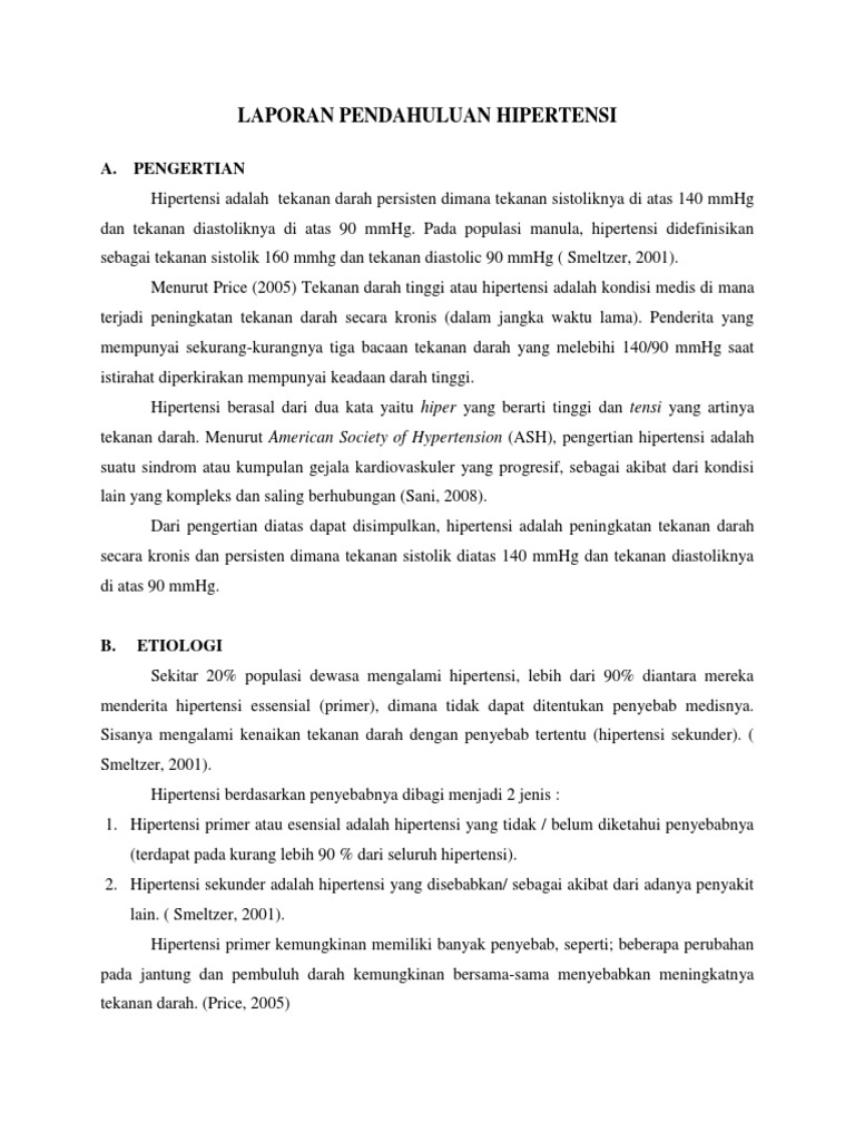 Askep Keluarga HPT | PDF