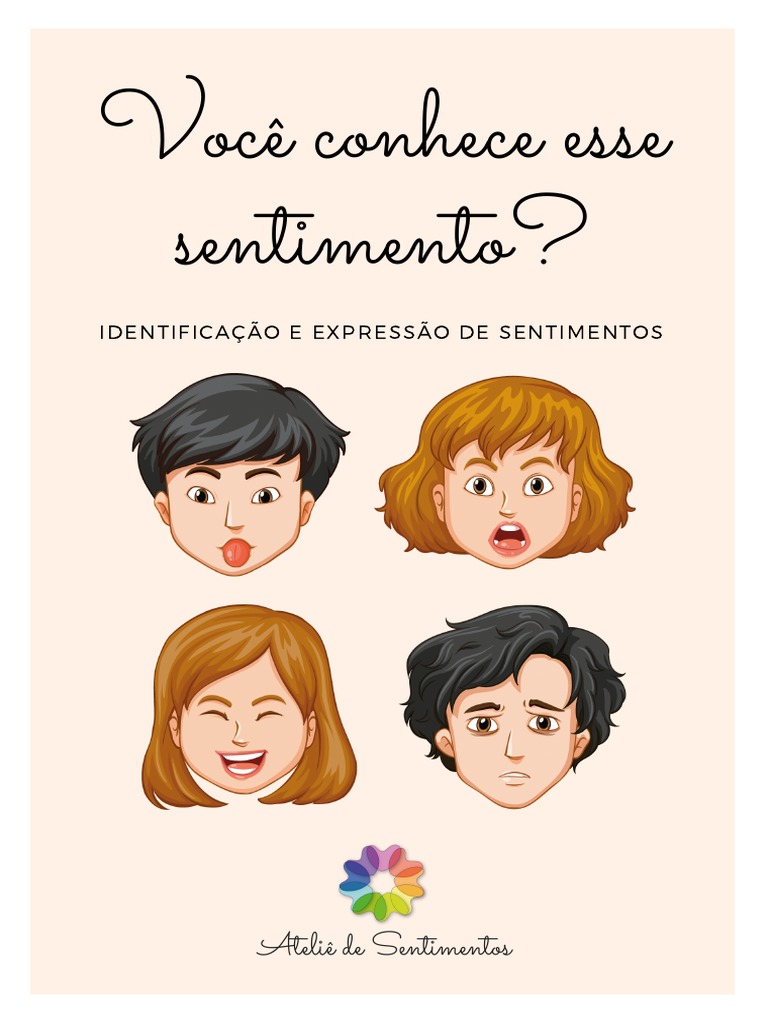 Identificação e expressão de sentimentos: um guia ilustrado | PDF ...
