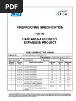 FireProofing Specification | PDF | Structural Steel | Pipe (Fluid Conveyance)