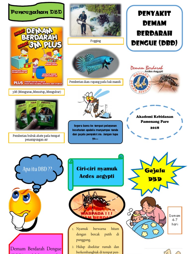 Leaflet Demam Berdarah Dengue (DBD) | PDF