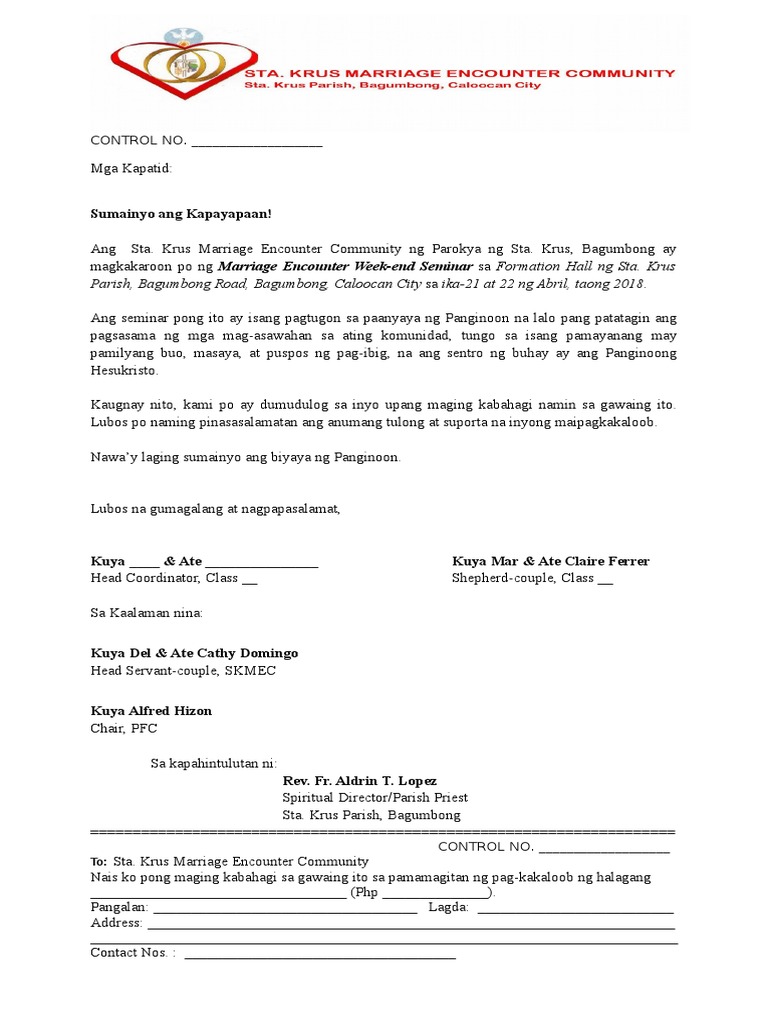 Solicitation Letter With Reply Slip | PDF