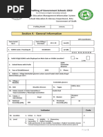 2025 School Census Form Primary | PDF | Toilet | Teachers