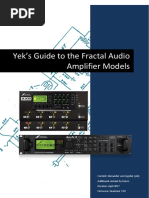 Vox VTX Tone Room | PDF | Audio Electronics | Audio Engineering