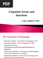 Roman Jakobson: The Functions of Language | PDF | Communication ...