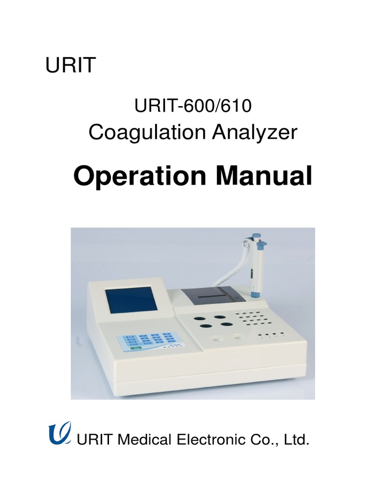 URIT-600、610 Operation Manual (12!04!05) | PDF | Troubleshooting | Reference Range