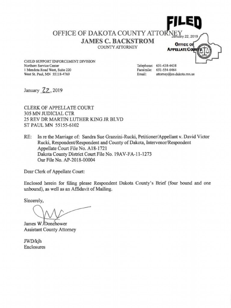 Office of Dakota County Attorney: James C. Backstrom | PDF
