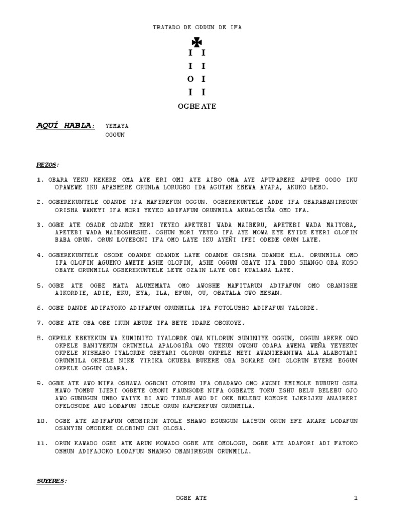 Ogbe Ate | PDF