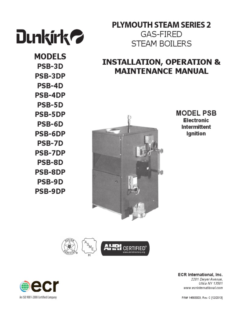 Dunkirk Boiler | PDF | Chimney | Boiler