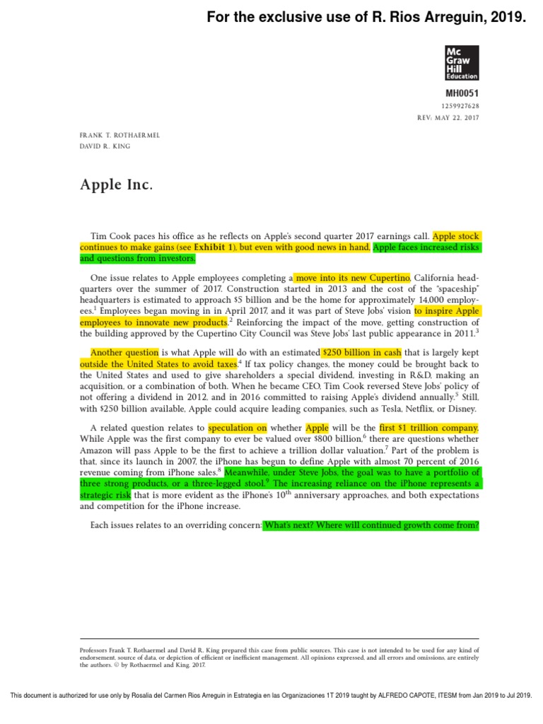 Apple Inc | PDF | Apple Inc. | I Phone