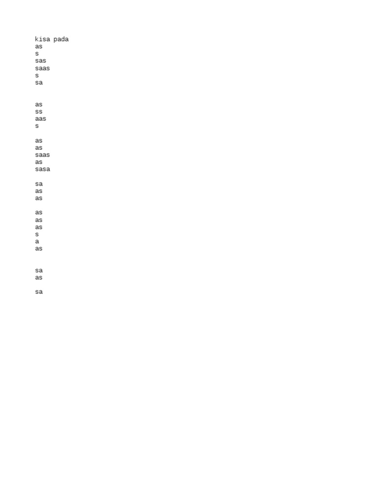 Unintelligible Text Document | PDF