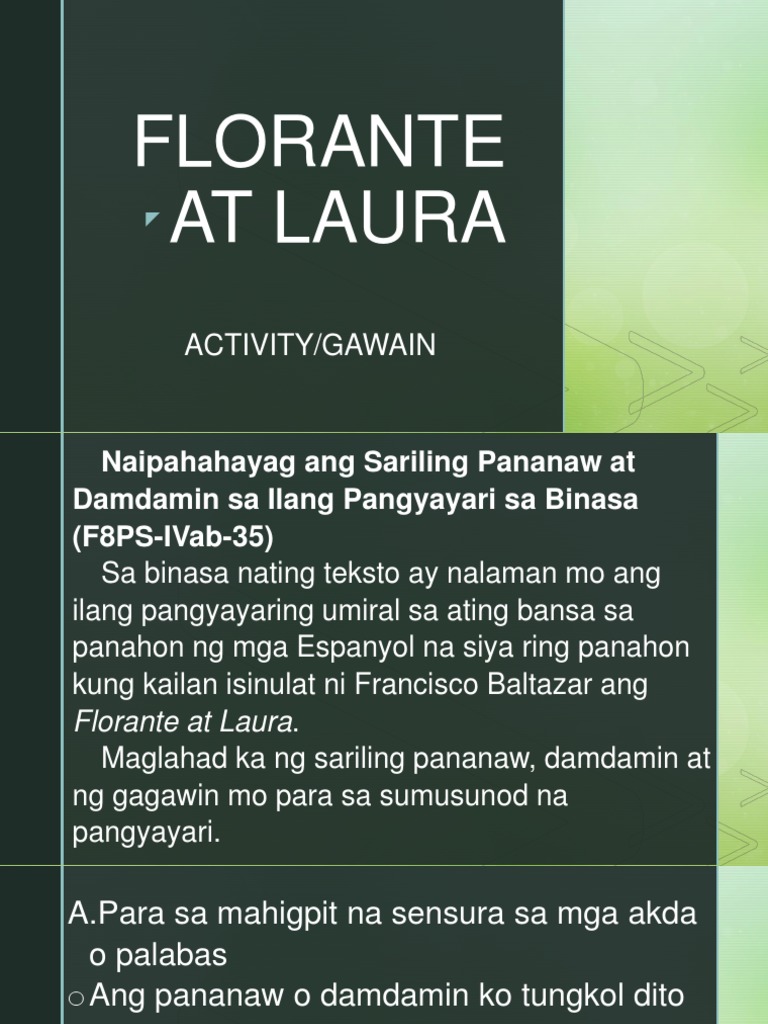 Florante at Laura | PDF