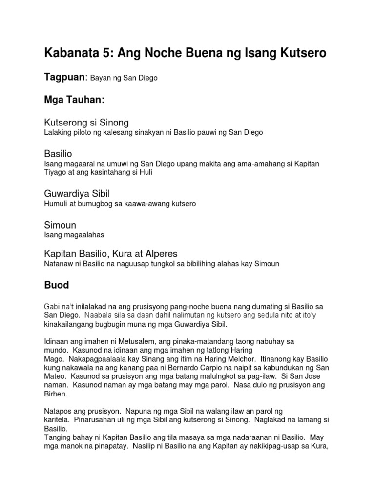 Kabanata 5 | PDF
