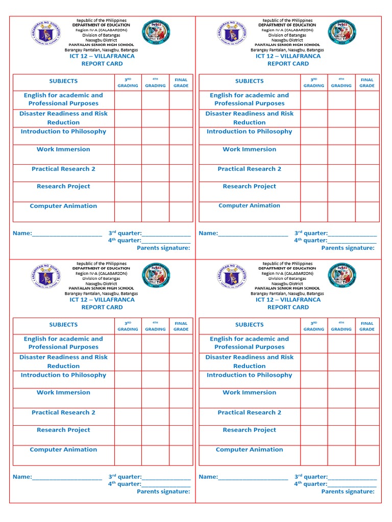 3 Grading Grading Final Grade 3 Grading Grading Final Grade: RD TH RD TH | PDF | Behavior ...