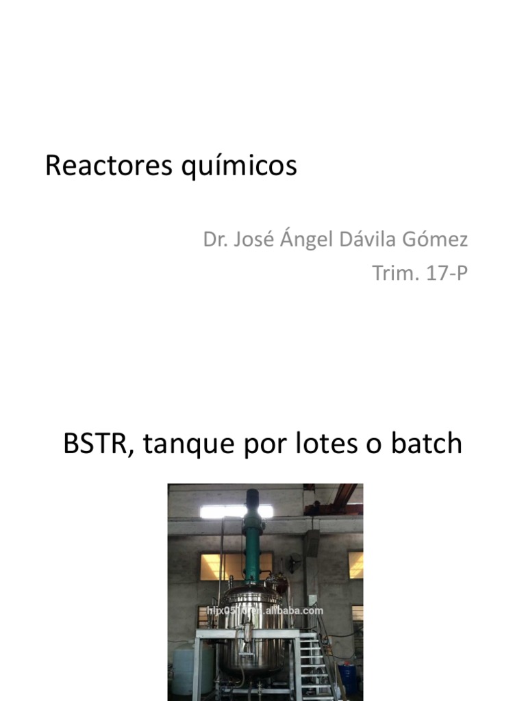 Rho Rhe Reactores Quimicos | PDF