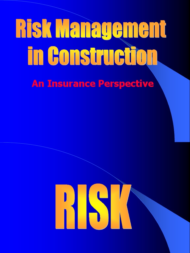 Risk Management in Construction | PDF | Risk | Risk Management