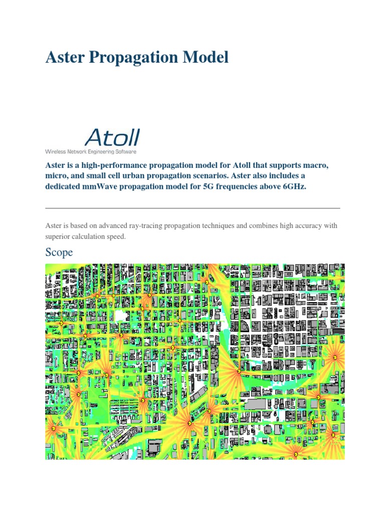 Aster Propagation Model | PDF