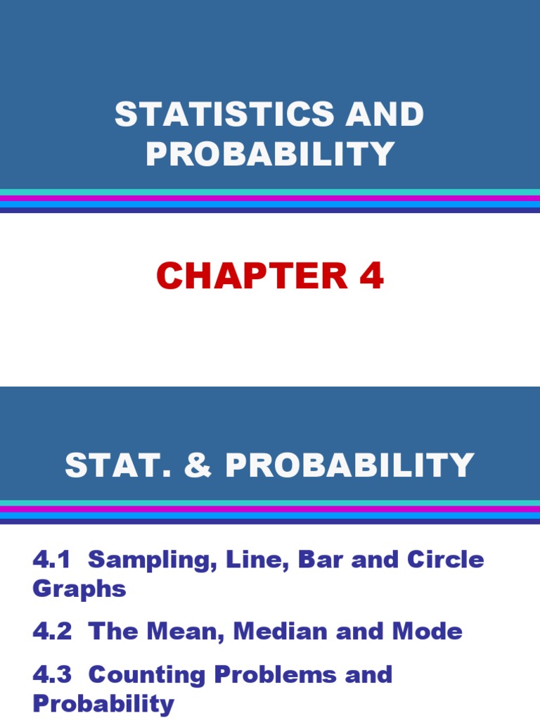 Statistics and Probability | PDF | Mean | Mode (Statistics)