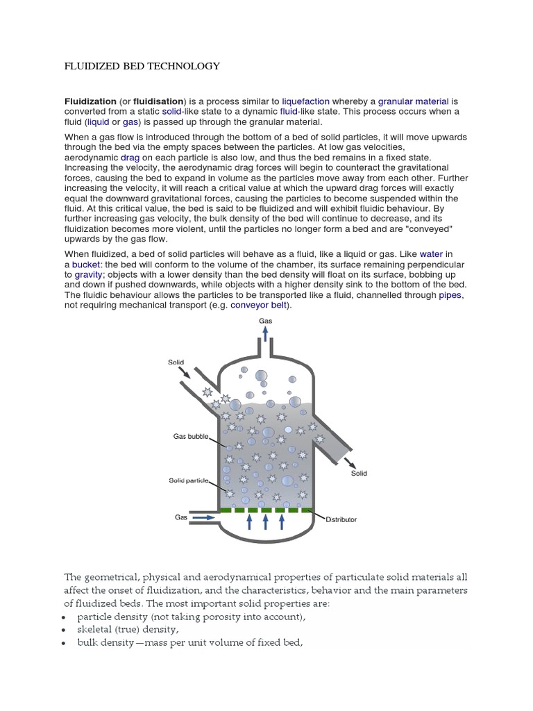 Fluidized Bed Technology | PDF | Fluidization | Physical Sciences
