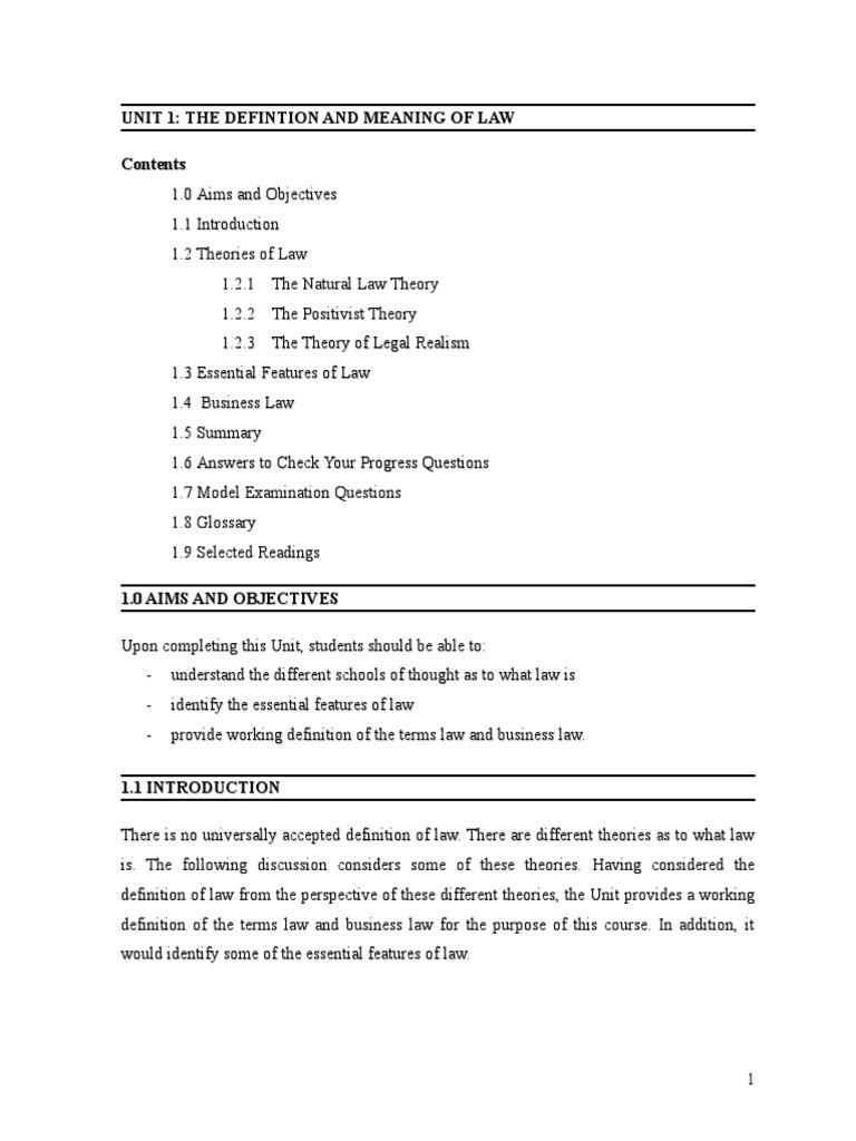 Understanding Law: Theories and Features | PDF | Guarantee | Theory