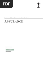 Icaew Cfab Asr 2019 Sample Exam | PDF | Audit | Internal Control