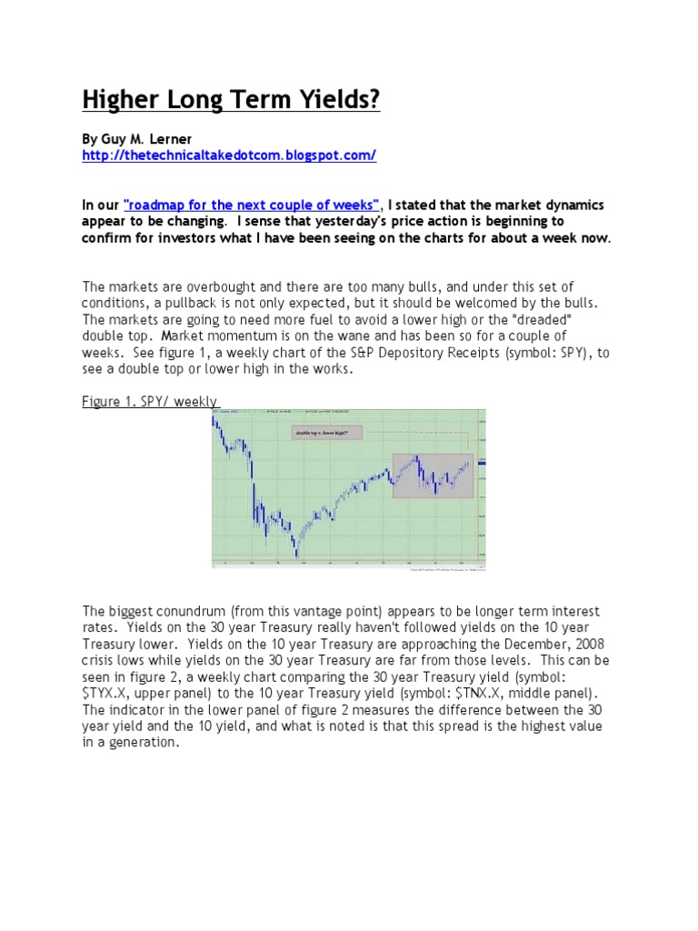 Higher Long Term Yields | PDF | Yield Curve | Economies