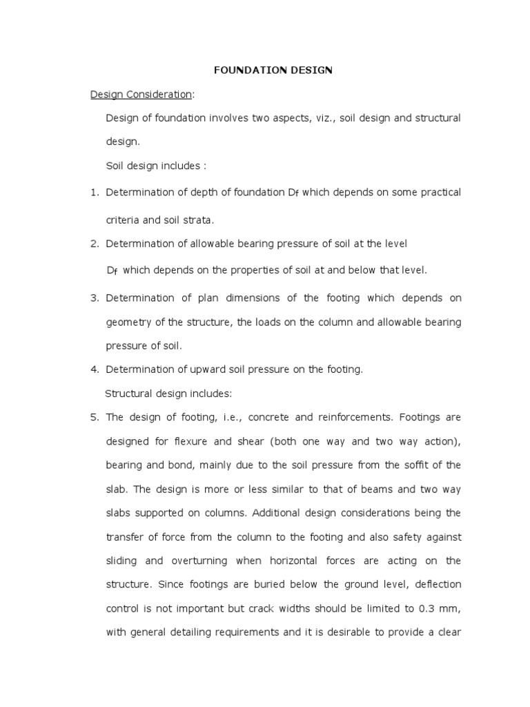 Footings | PDF | Foundation (Engineering) | Column