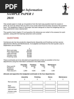 ACA - Assurance - Question Bank Student | PDF | Internal Control ...