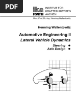 Race Car Vehicle Dynamics - Problems, Answers and Experiments | PDF