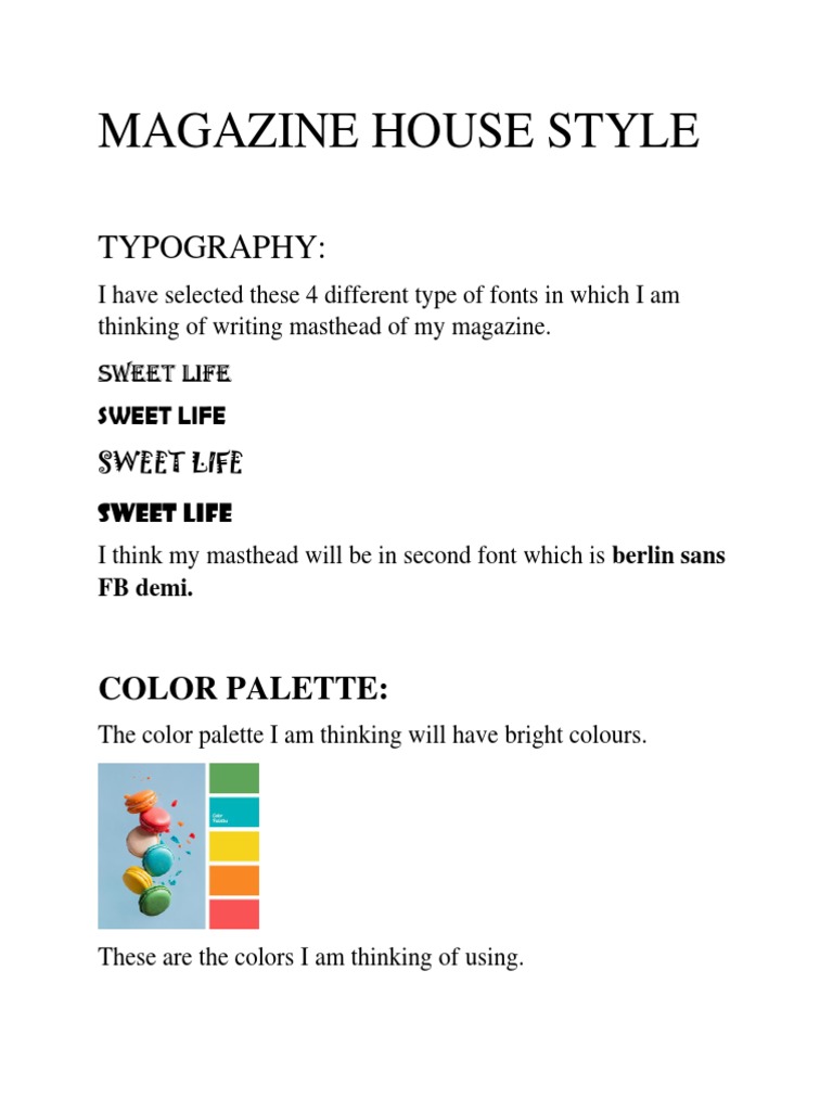 Magazine House Style | PDF | Language Arts & Discipline | Home & Garden