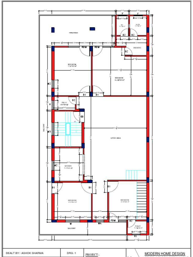 First Floor Working-1 | PDF