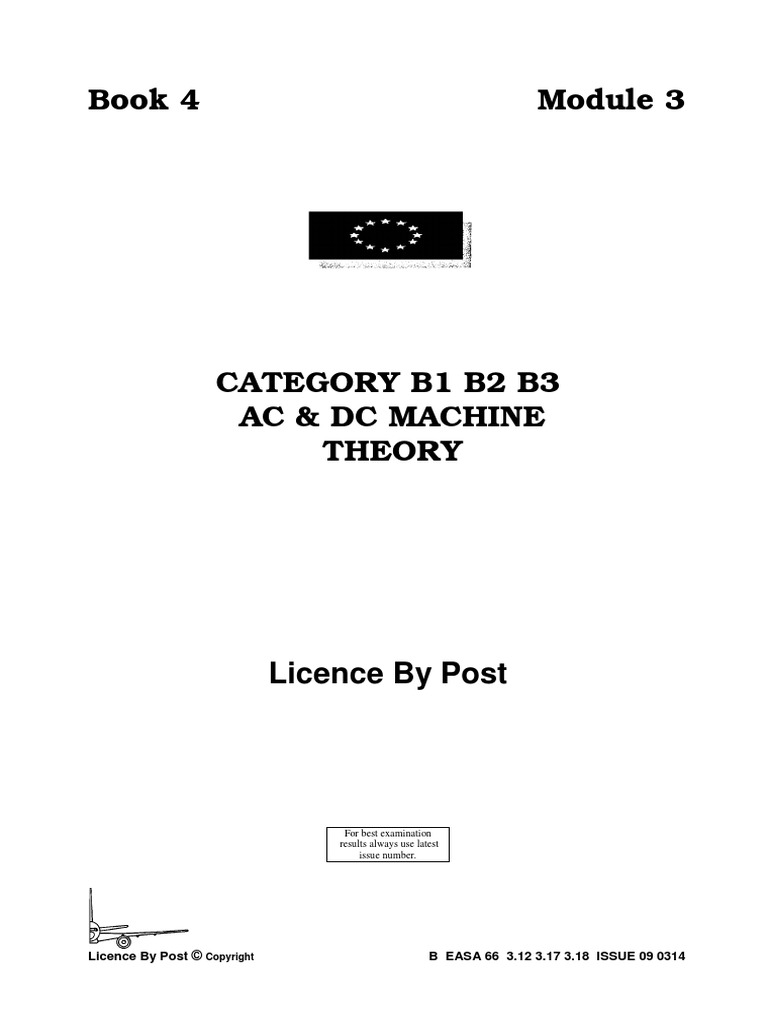 EASA Mod 3 BK 4 Ac & DC Mech PDF | PDF | Electric Generator | Inductor