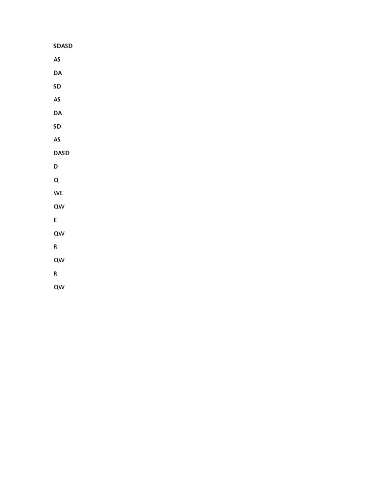 Sdasd AS DA SD AS DA SD AS Dasd D Q WE QW E QW R QW R QW | PDF