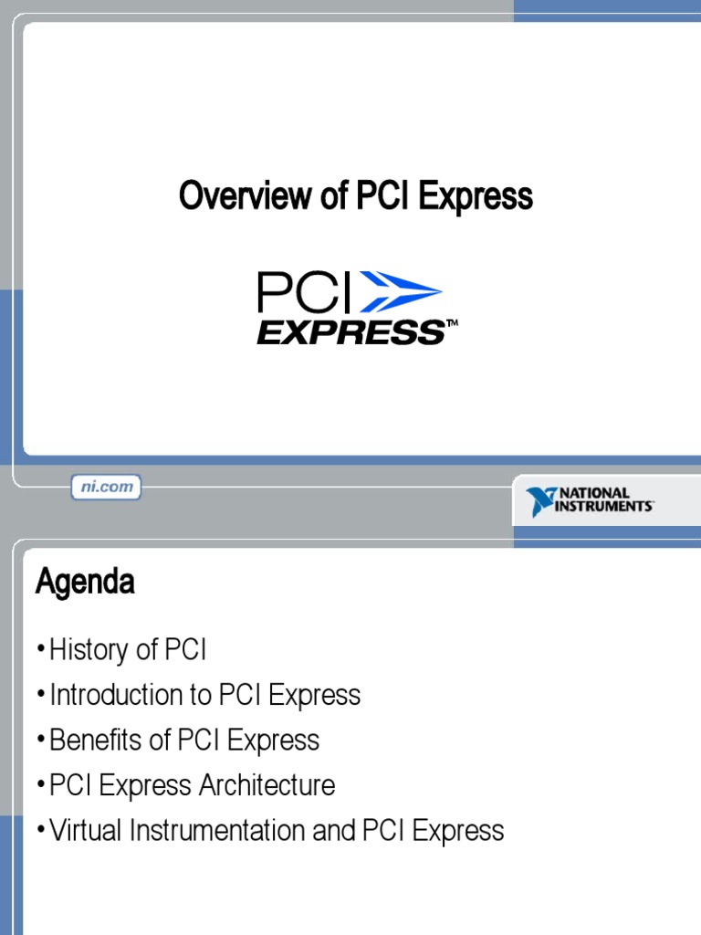 Overview of PCI Express | Download Free PDF | Usb | Digital Electronics