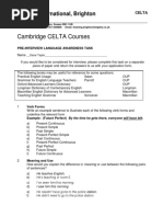 CELTA Focus On The Learner Assignment | PDF | English Language ...
