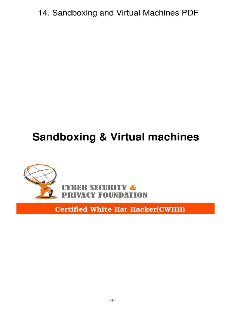 Sandboxing and Virtual Machines PDF | PDF | Computers | Technology & Engineering