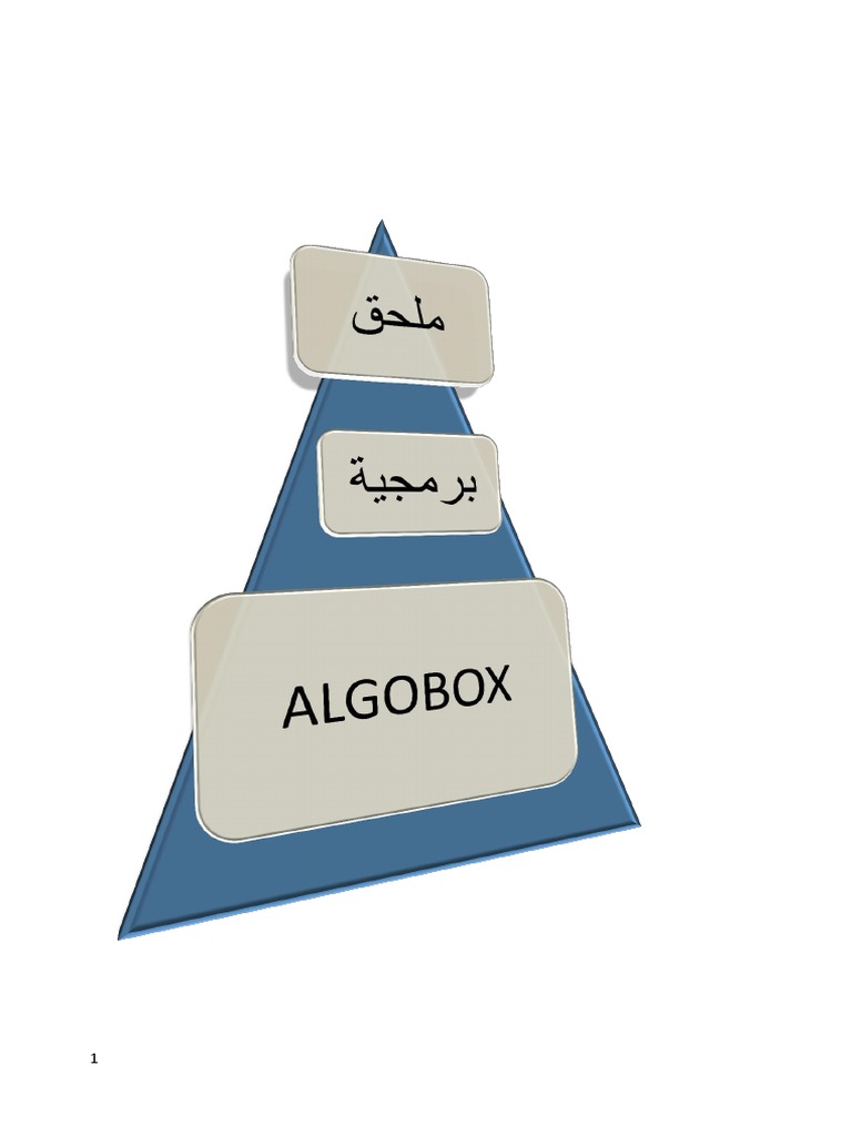 شرح برنامج algobox | PDF