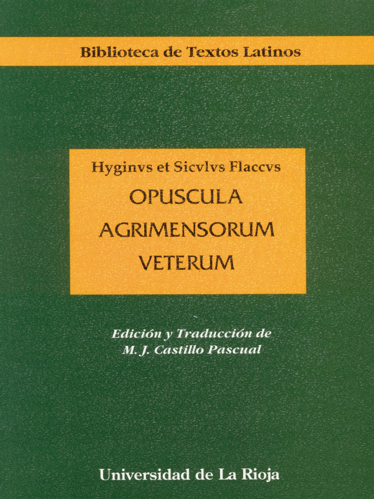 Opuscula Agrimesorum | PDF