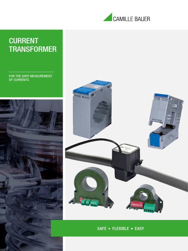 Flyer Current Transformer | PDF | Transformer | Alternating Current