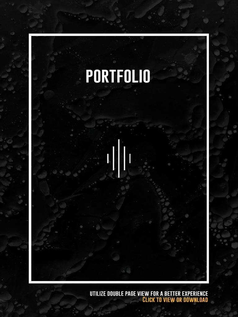 Portfolio: Utilize Double Page View For A Better Experience | PDF ...