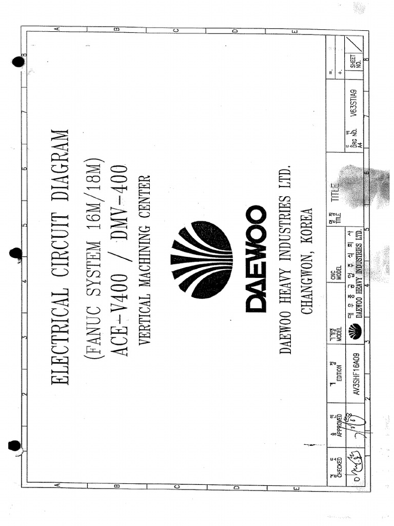 Daewoo DMV-400 ELECTRIC DIAGRAM PDF | PDF