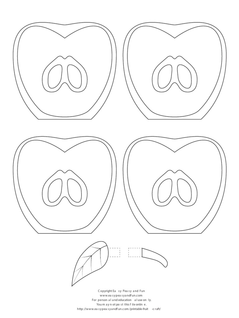 Printable Fruit Craft Guide | PDF