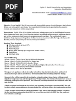 AICE English Literature Syllabus 9695 | PDF | Educational Assessment ...