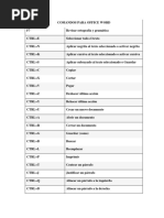 50 Comandos de Word | PDF | Violencia | Deportes