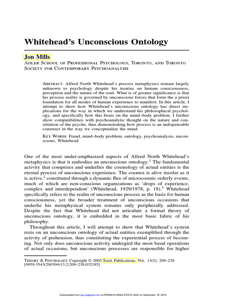 Whitehead and Science - From Philosophy of Nature To Speculative ...