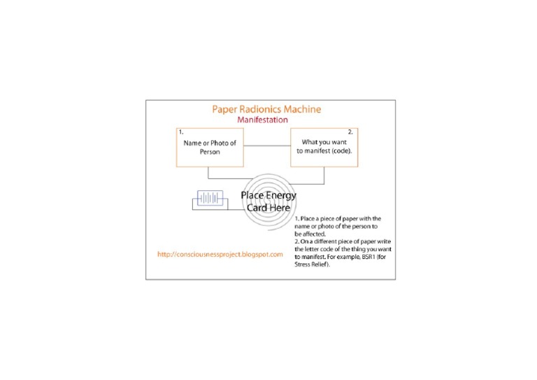 Paper Radionics Machine Drawing Forblog | PDF