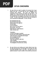 107si - Obara Ogbe (Ingles) | PDF | Santería