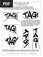 Graffiti Workbook PRINT AT HOME EXERCISES Yommj3 | PDF