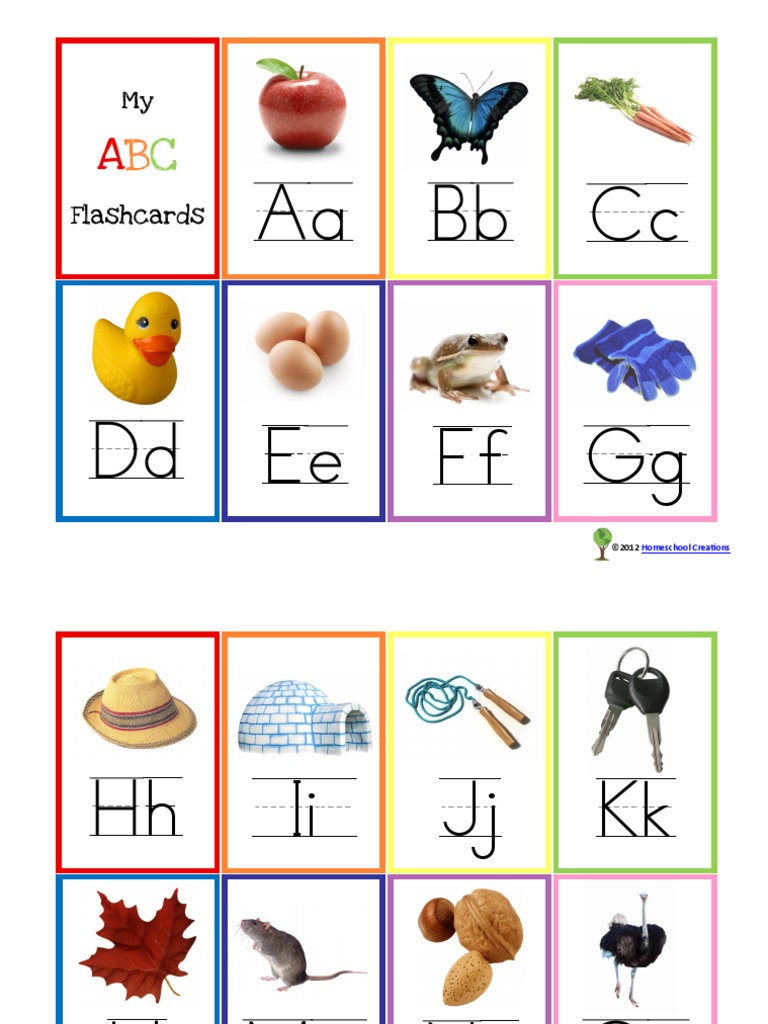 Aa BB CC DD Ee FF GG: Homeschool Creations | PDF